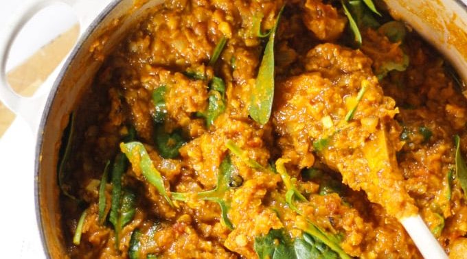 Happy National Curry Week! Red Lentil Dahl Recipe Card - Sleaford