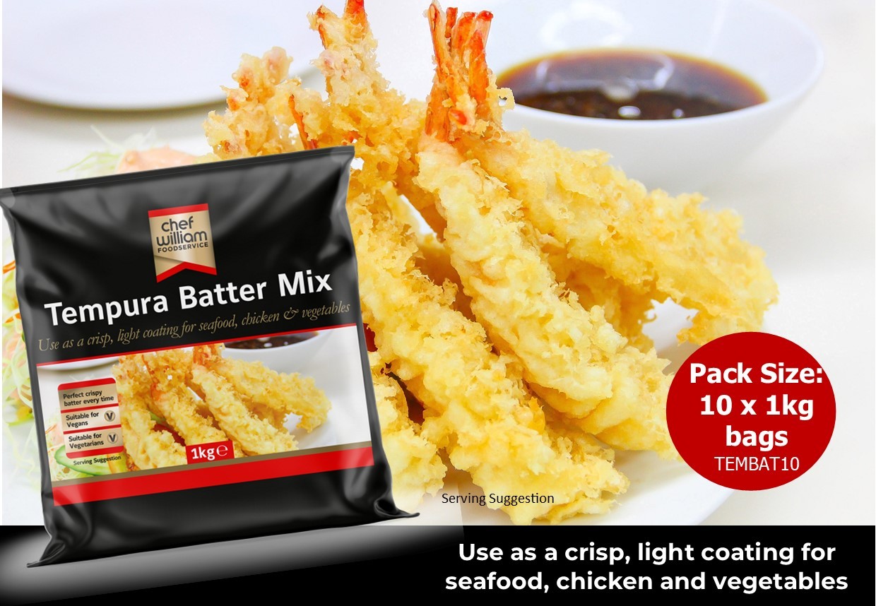 NEW - Chef William Tempura Batter Mix! - Sleaford